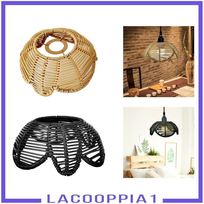 [Lacooppia1] Rattan Lamp Shade Decor Ceiling Pendant Light Cover for ...