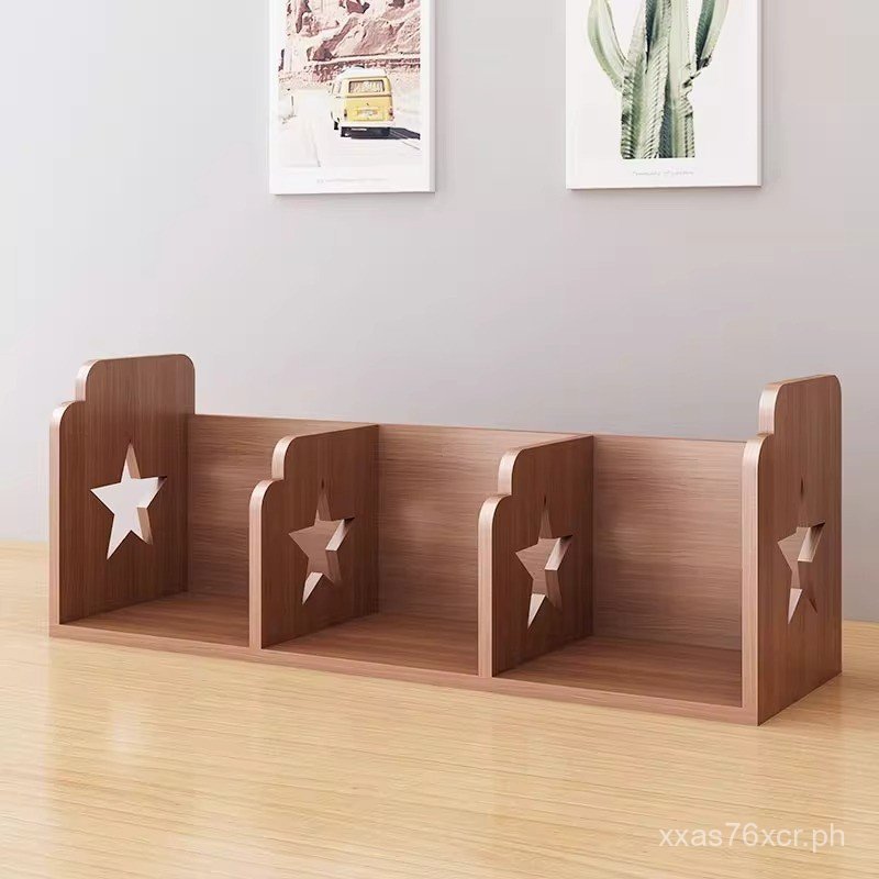 Solid Wood Bookshelf Desktop Book Stand Children's Home Desktop Small ...