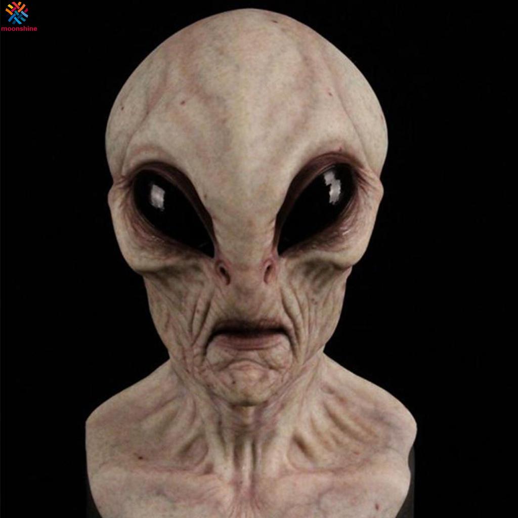 Scary Horrible Alien Latex Mask Creepy Style Halloween Party Mask for ...