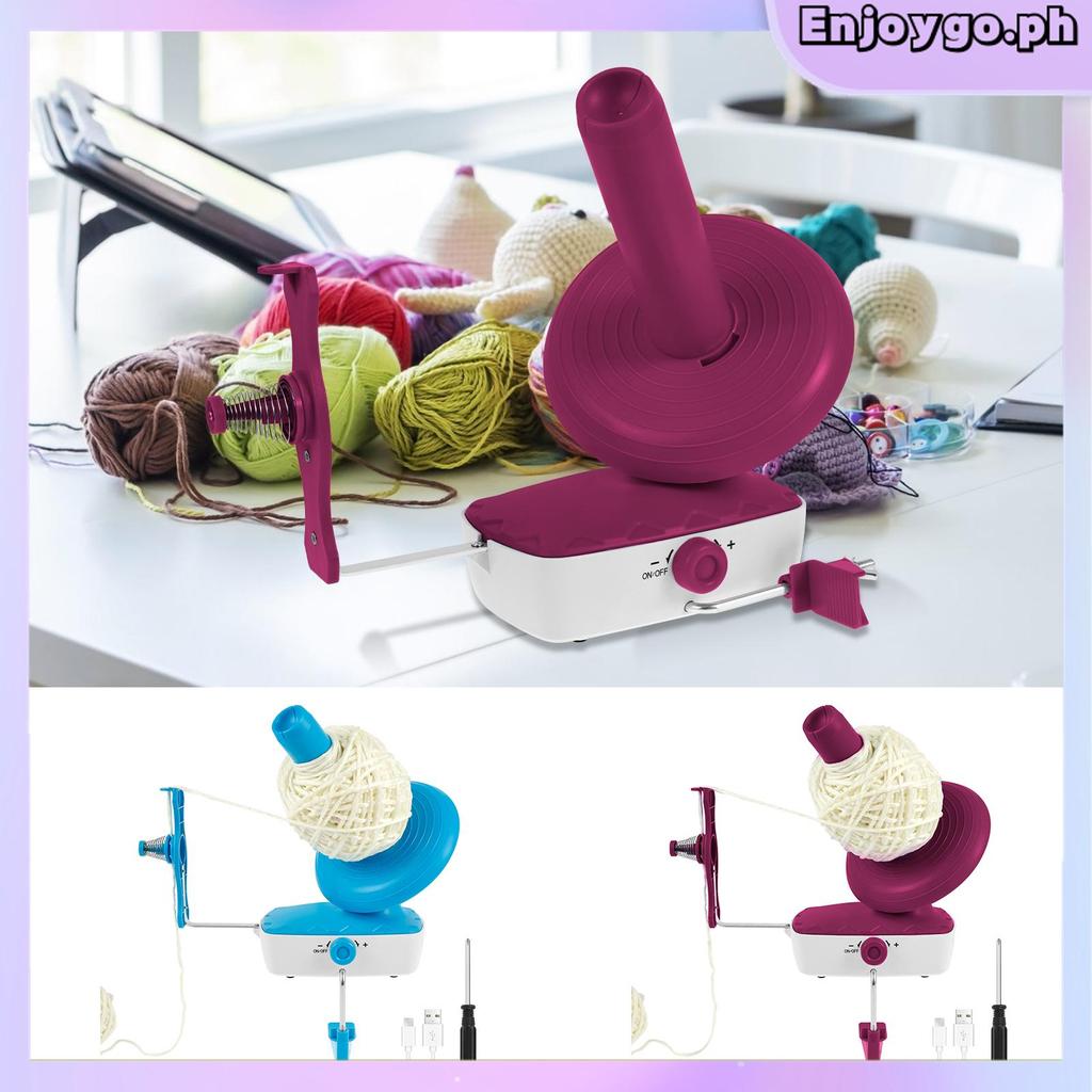 10oz Large Capacity Electric Yarn Winder Stepless Speed Crocheting ...
