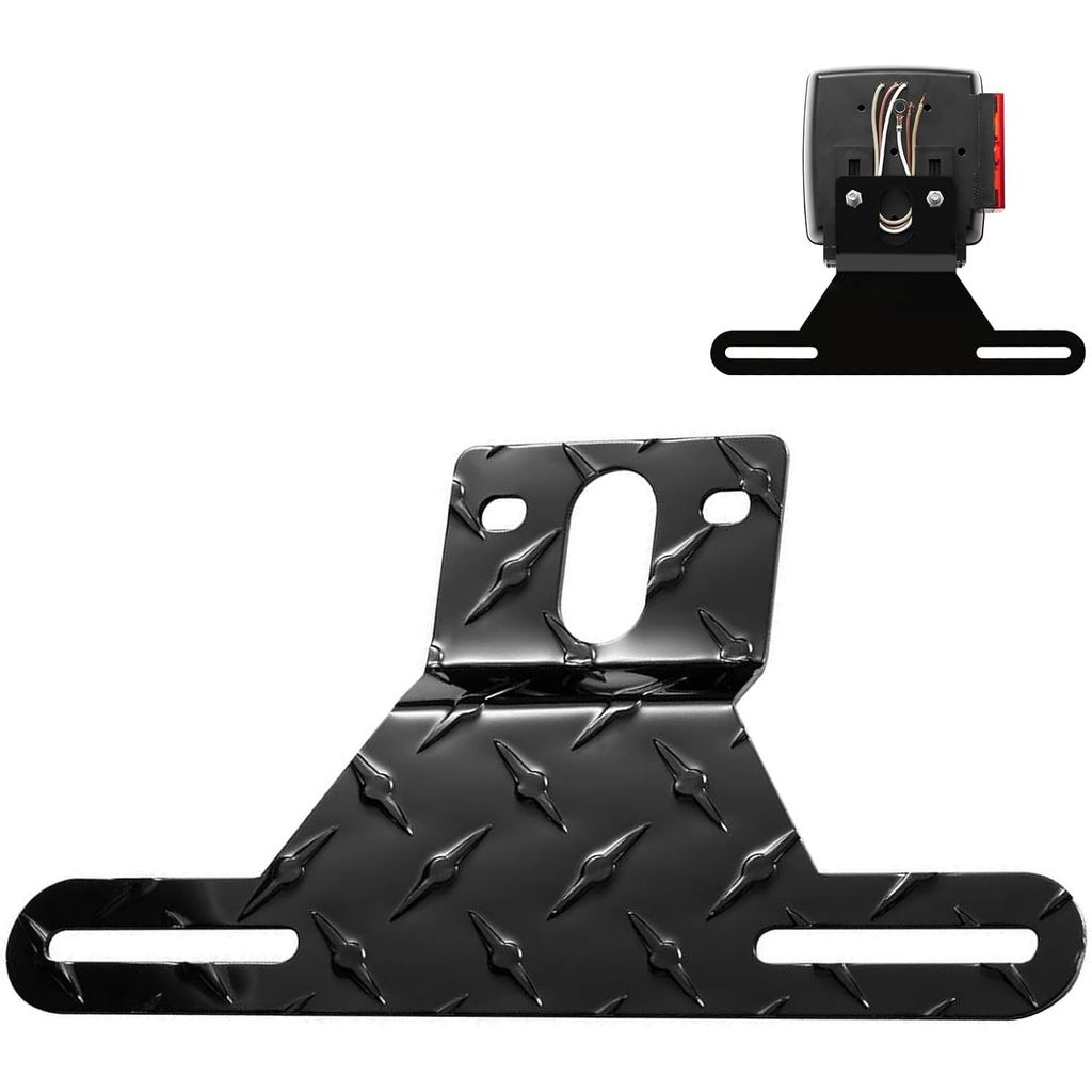 Trailer License Plate Bracket, Aluminum Heavy-Duty Trailer License ...