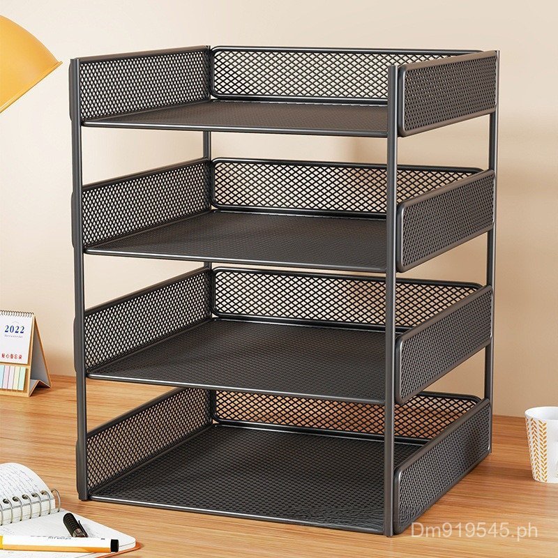 Metal Document Rack Wholesale File Frame Multi-layer Office File Rack ...