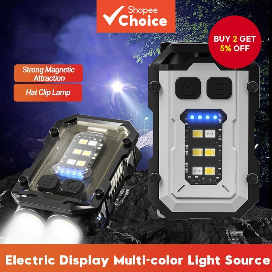 XIWANGFIRE Portable Mini Keychain Light LED High Bright Flashlight Dual ...