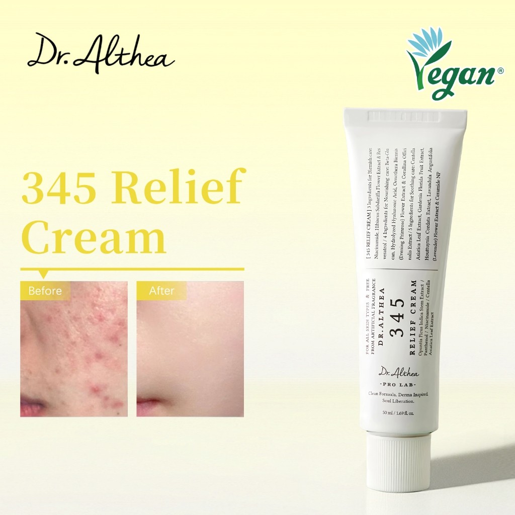 Dr Althea 345 Relief Cream Acne Marks Dark Spot Remover With Ceramides ...