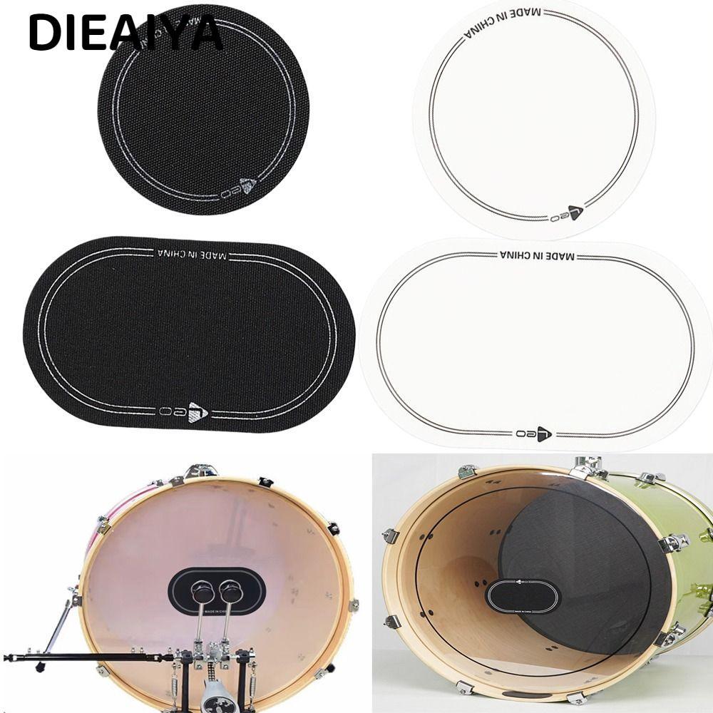 DIEAIYA Drumheads Protector, Double/Single Pedal Drum Parts Replacement ...