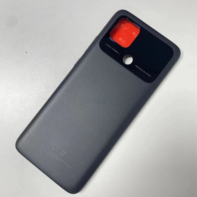 For Xiaomi Poco C40 Battery Cover Back Rear Door Housing Case ...