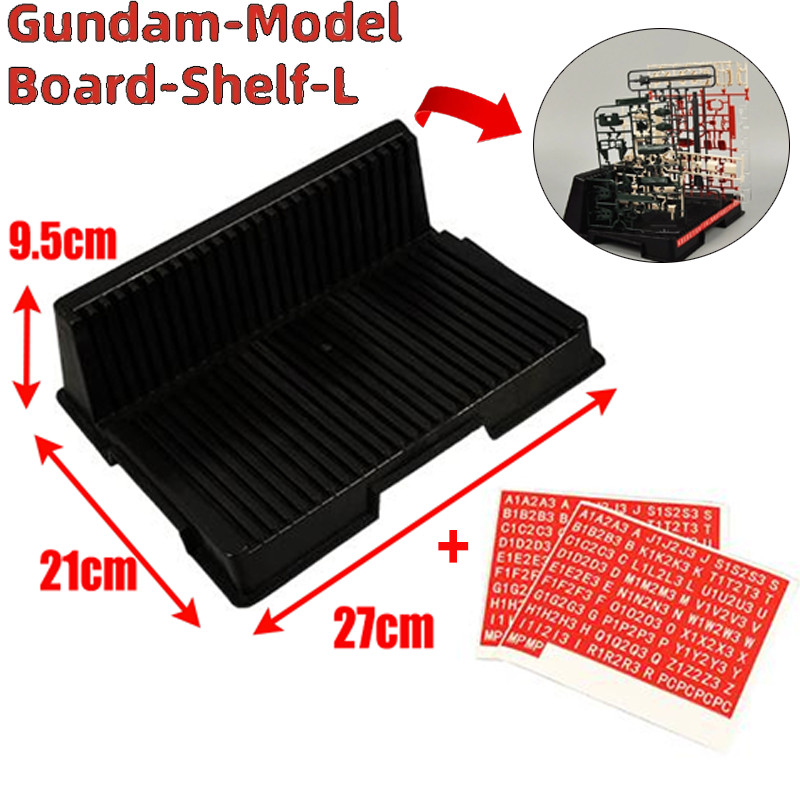 Model Accessories Model Parts Storage Rack with Stickers Modeling Board ...