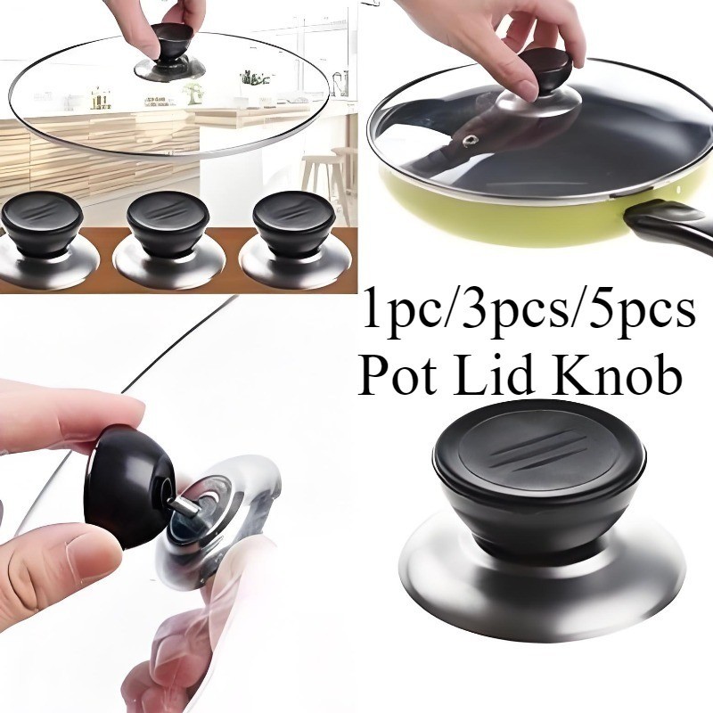 5Pcs Stainless Steel Pot Lid Handle / Cookware Anti-Heat Handle / Pan ...