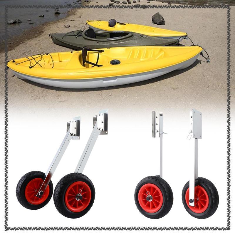 [MCA] 2 Pack Rear Launching Cart Wheels, 600 Pound Load Capacity, Rear ...