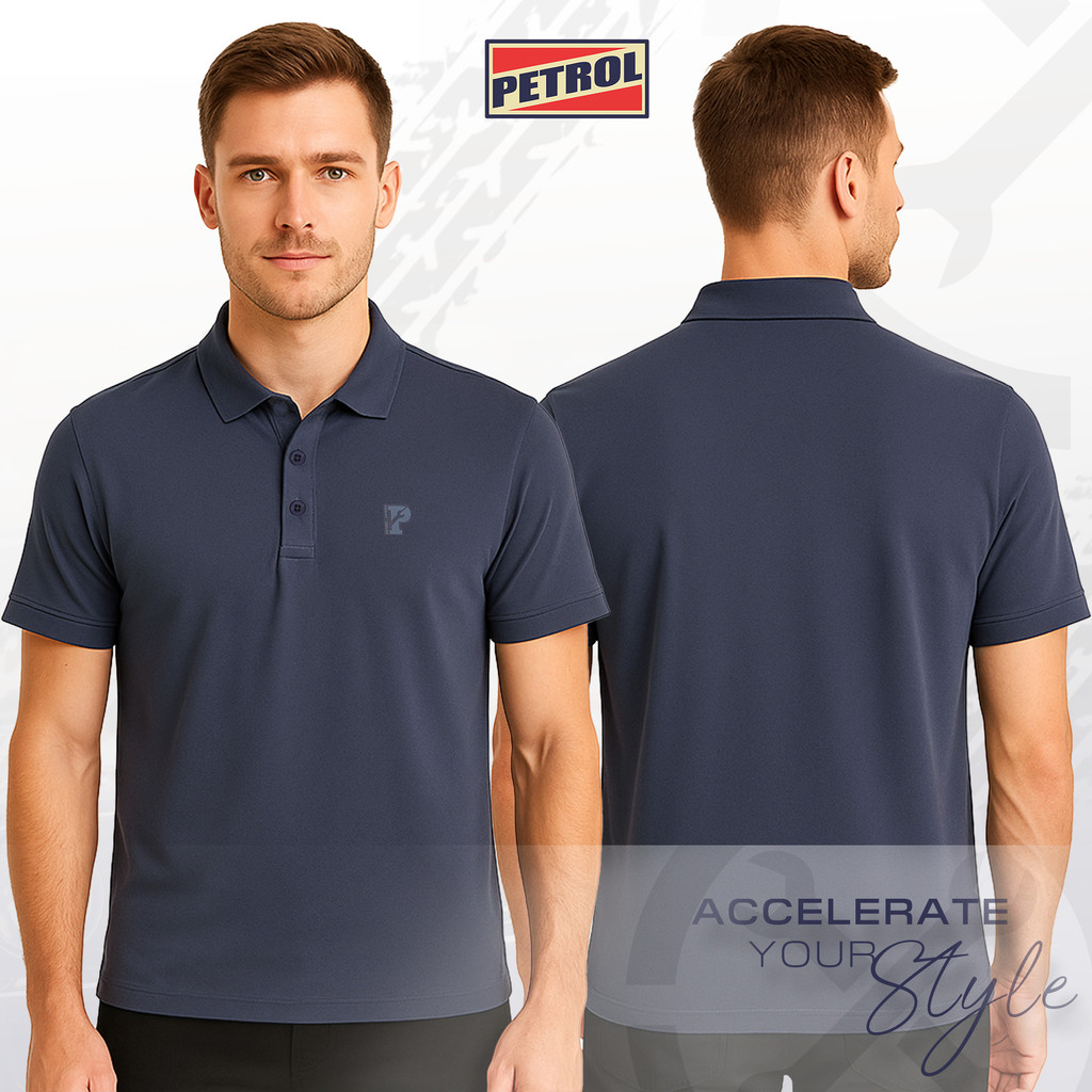 Petrol Men's Basic Collared Slim Fitting 177910-U (Blue Stone) | Shopee ...