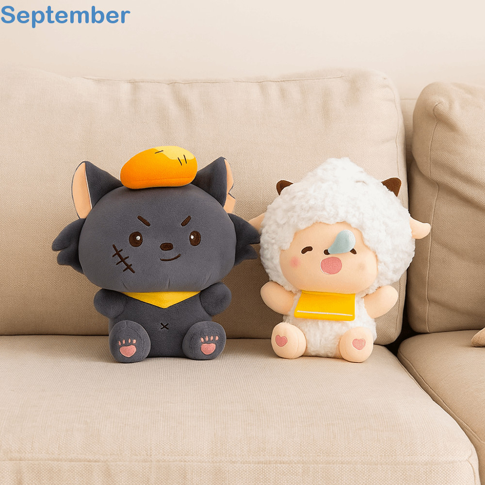 SEPTEMBERHL Cute Sheep Plush Toy, Pleasant Goat Big Big Wolf Sweet ...