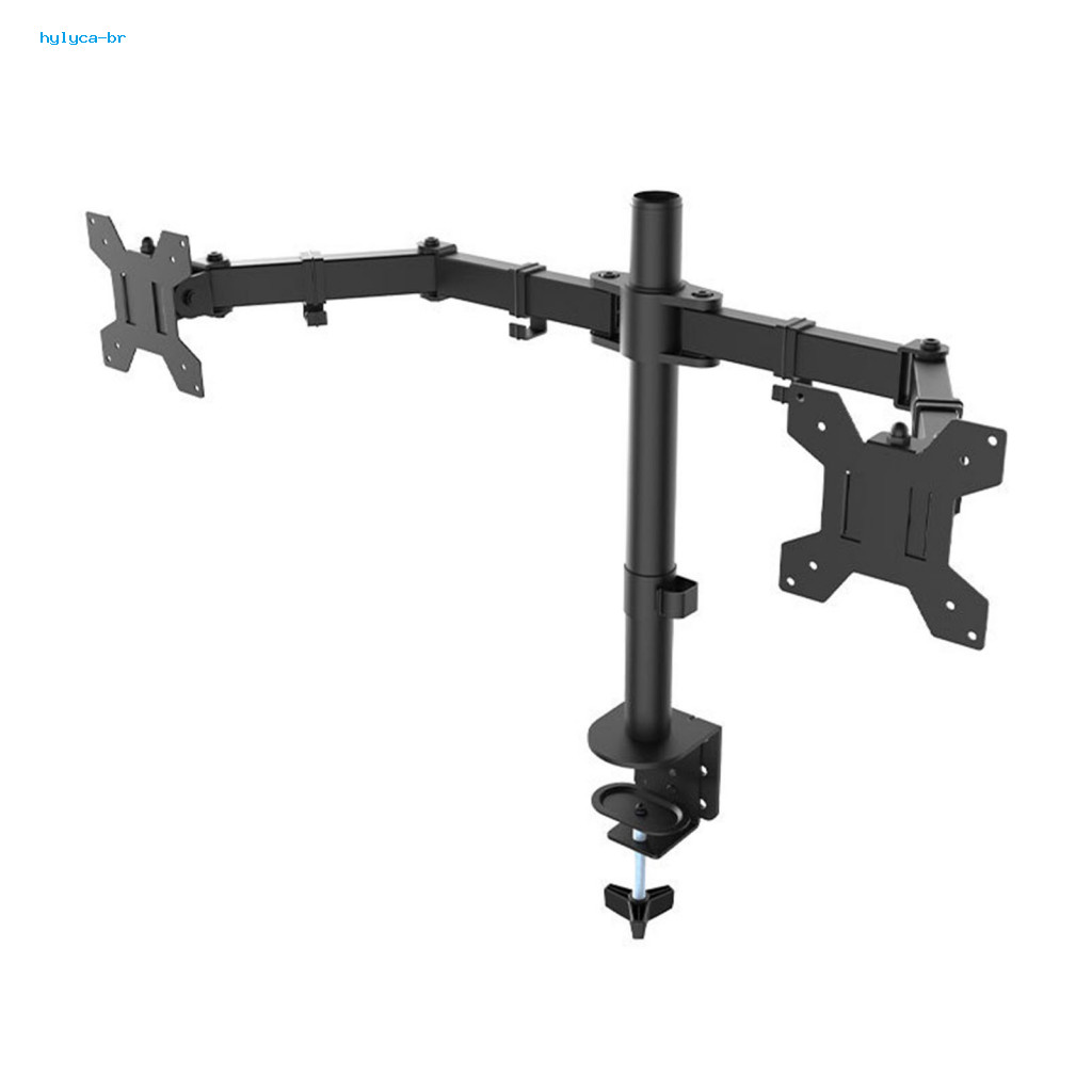 Desk Mount with Articulating Arm Cable Management Monitor Mount Dual ...