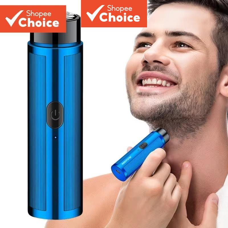 Portable Mini Electric Shaver Washable Beard Trimmer Men Shaver Razor ...