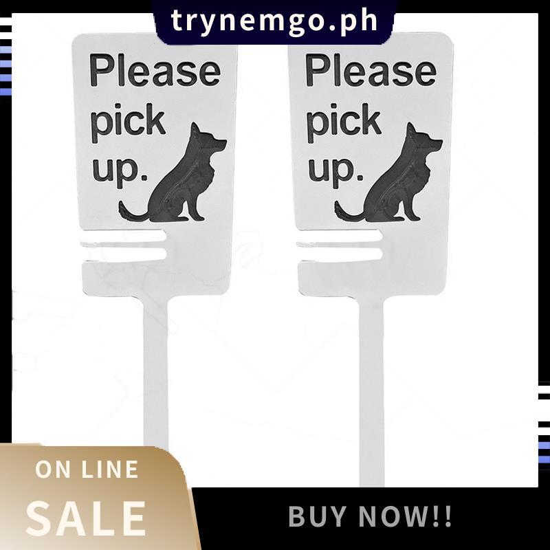 Available Outdoor Poop Pick-Up Sign Pet Poop Clean-Up Reminder Sign ...