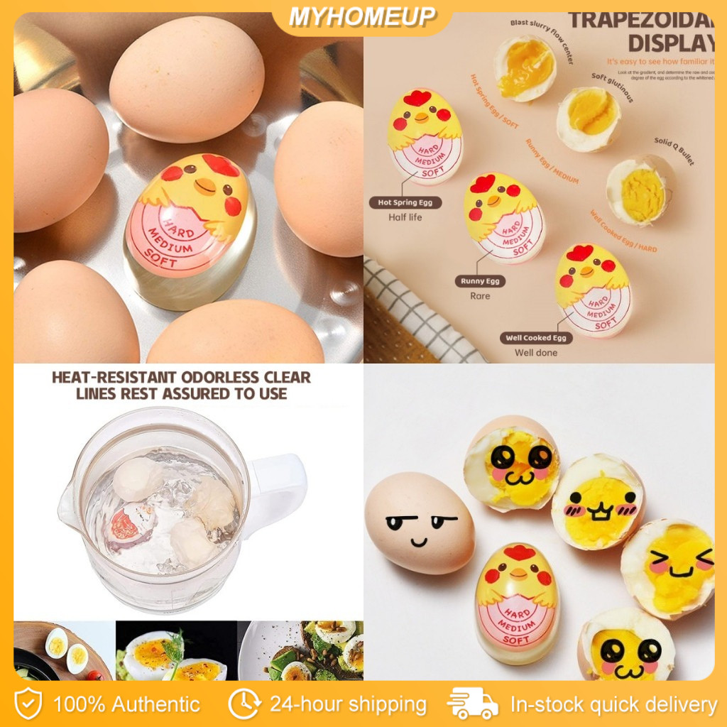 MYHOMEUP 2PCS Japanese Egg Timer Timed Hot Spring Egg Kitchen Creative ...
