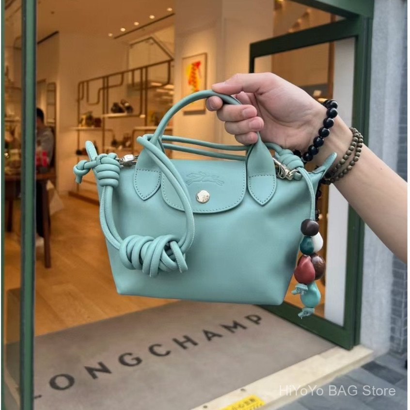 New Style Beaded Dumpling Bag Genuine Leather One-Shoulder Messenger ...