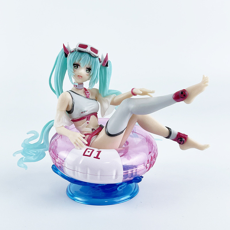 Aqua Float Girls Anime Figure Scenery Irena Hatsune MIKU MIKU Swimsuit ...