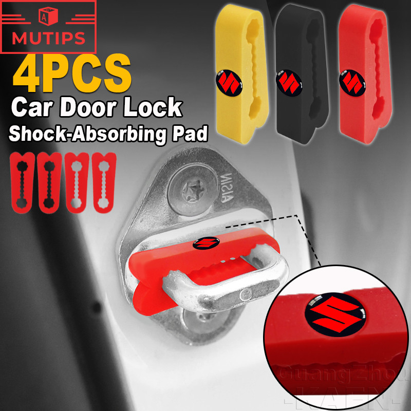 Suzuki Car Door Lock Shock Absorber Pad Silicone Bumper Strip Door Lock ...