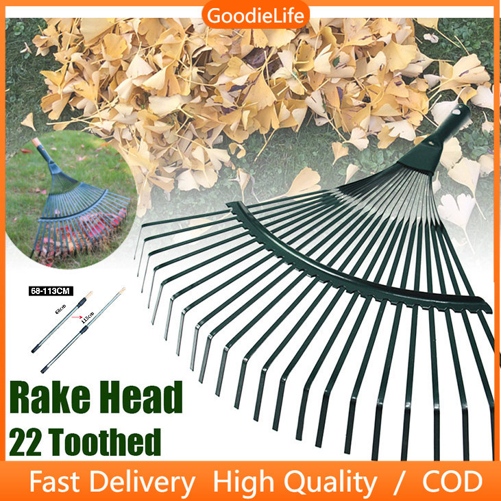 22 Tooth Carbon Steel Rake/three Leaf Claw Head Suitable for Loose Soil ...