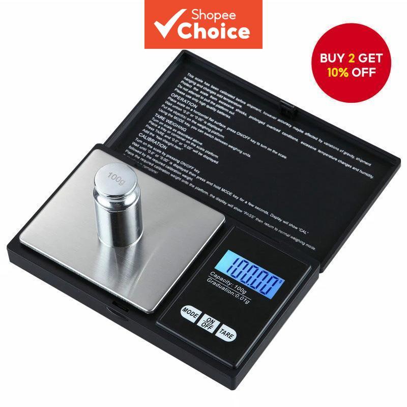 Jewelry Mini Electronic Scale Digital Pocket Scale Golden Gram Balance ...