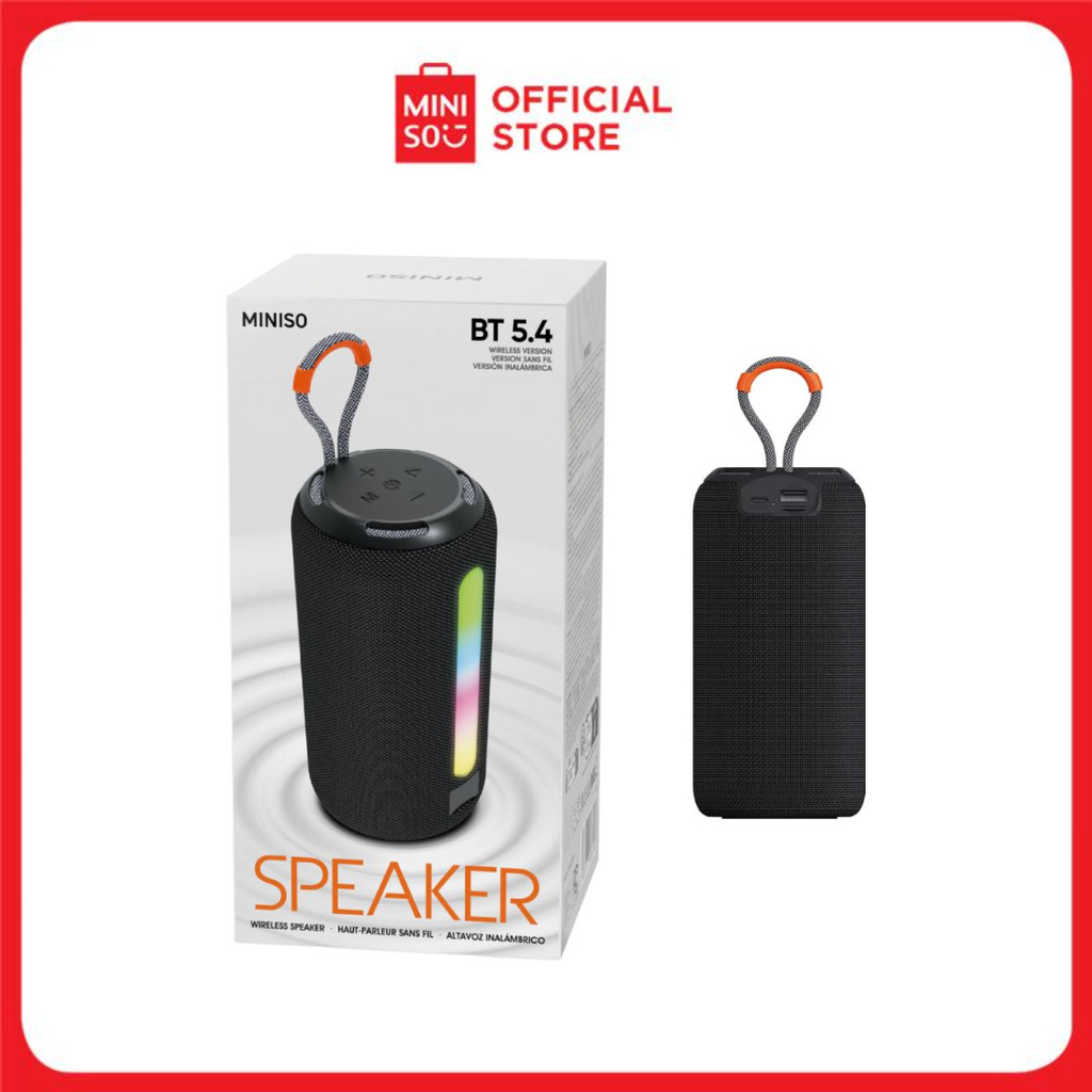MINISO Cloth Wireless Speaker Model: A162(Black) | Shopee Philippines
