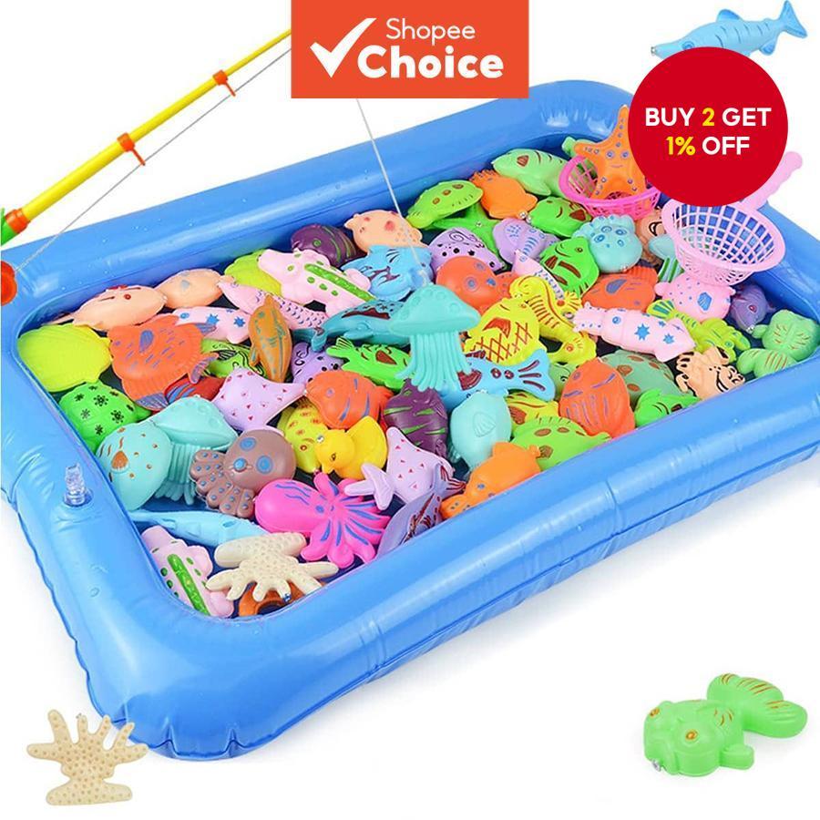 New New Magnetic Fishing Pool Toys Game for Kids Water Table Bathtub ...