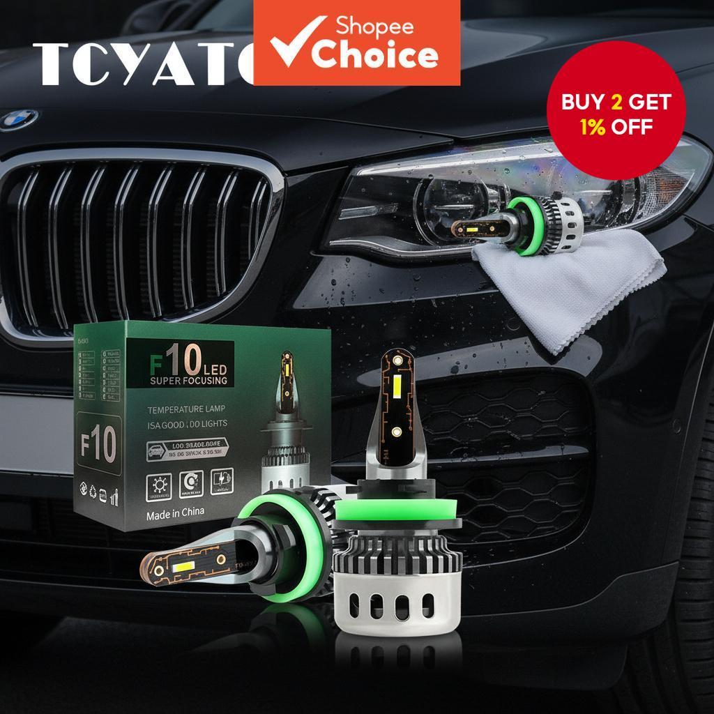 F10 LED car lights, integrated H4 and H7 LED headlights for front ...
