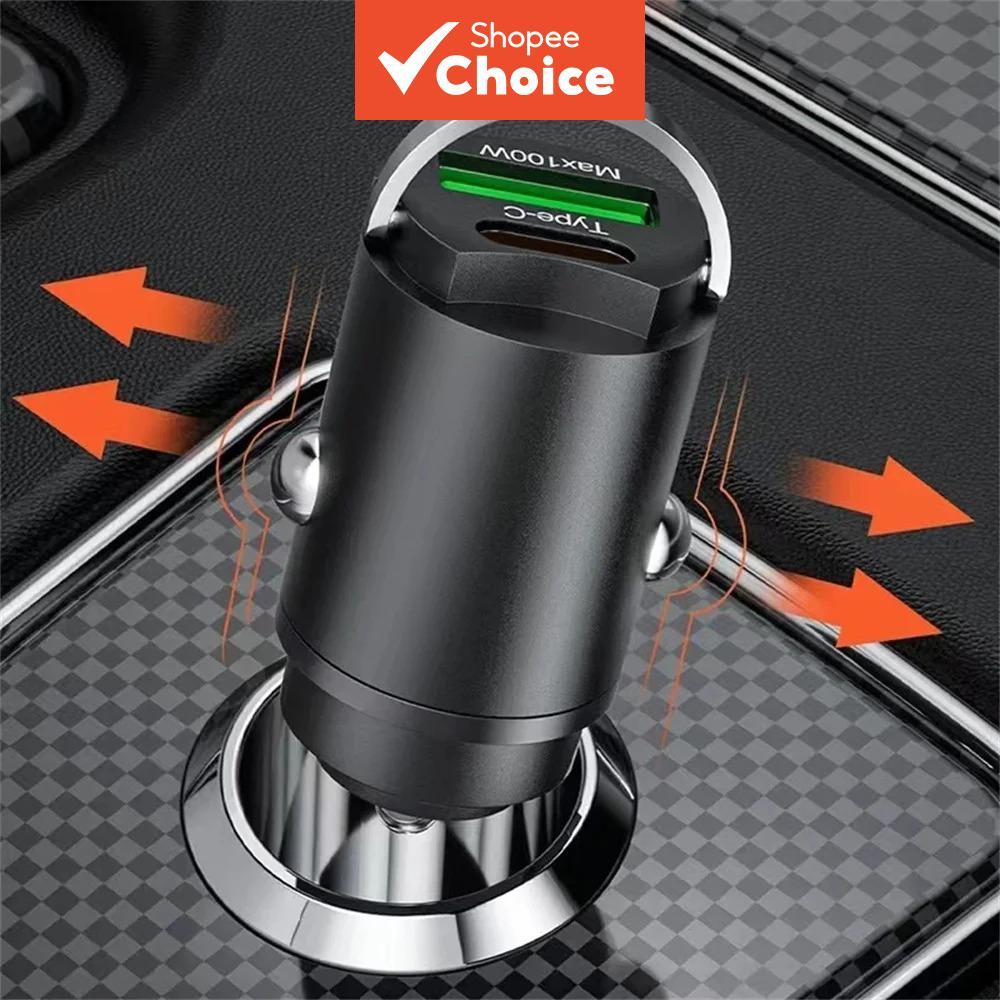 Car Charger Fast Charging Metal One Tow Car Charger Flash Charger in ...