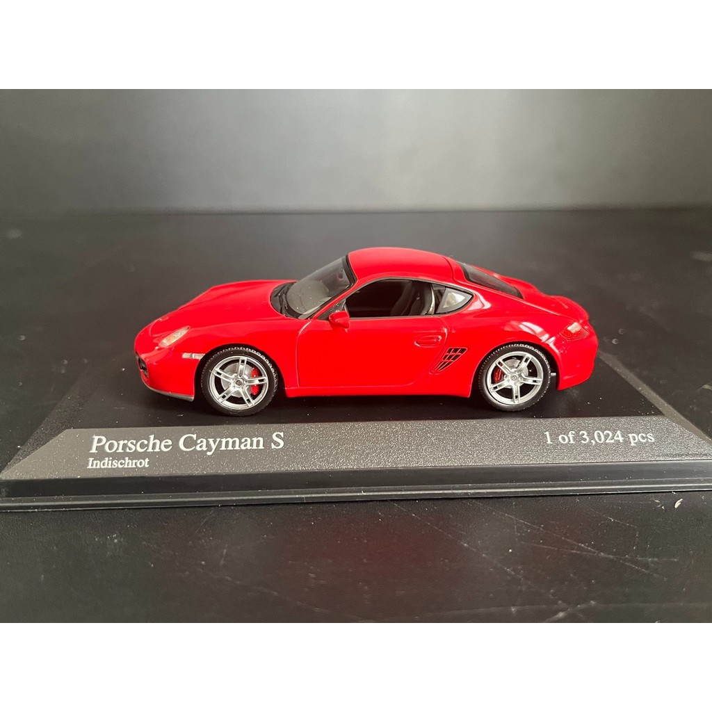 Mini Cut Minichamps 1: 43 PORSCHE CAYMAN S Red PORSCHE CAYMAN S Please ...