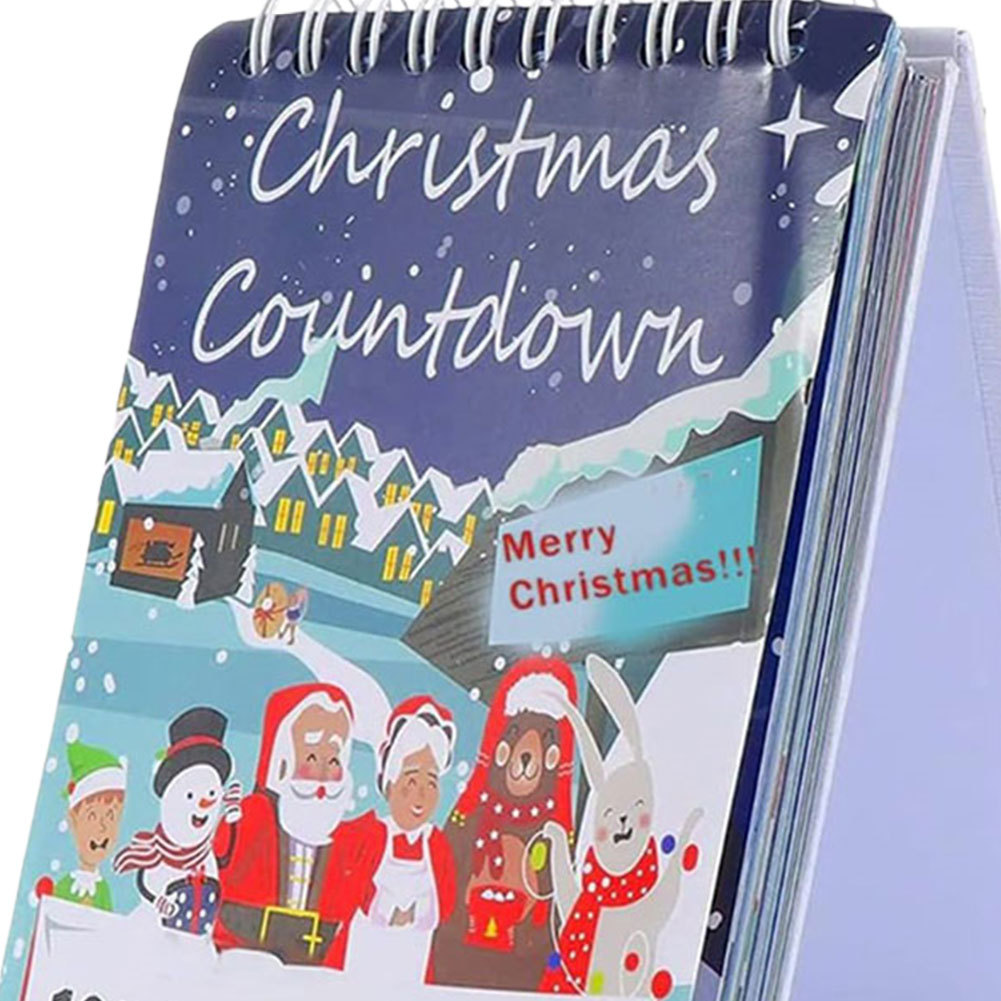 100 Day Christmas Countdown Calendar 2025 for Christmas Desktop Decor ...