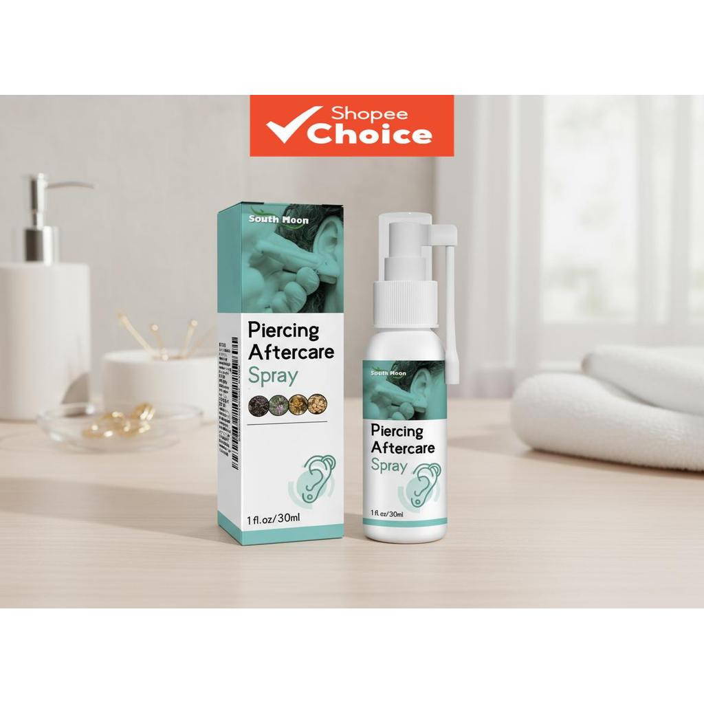 Ear Piercing Aftercare Solution Minimize Allergy Swelling Disinfecting ...