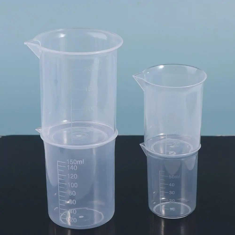 100ml Measuring Cup Transparent Scale Plastic Measuring Cup Lab ...