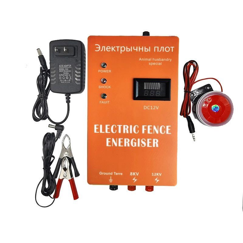hot selling High-Power 12V Solar Compatible Electric Fence Energizer ...
