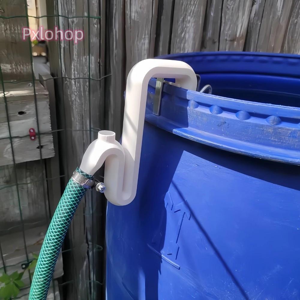 PXLOHOP Overflow Pipe, Self-priming Design PP Rainwater Pipe, Siphon ...