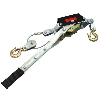 1T / 2T Hand Cable Puller with Double Hook Heavy-Duty Tightener Tool ...