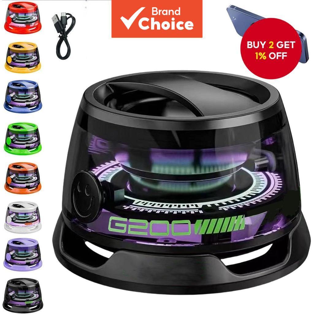 SPRISE G200 Magnetic Bluetooth Speaker Karaoke Show-3D Surround Sound ...
