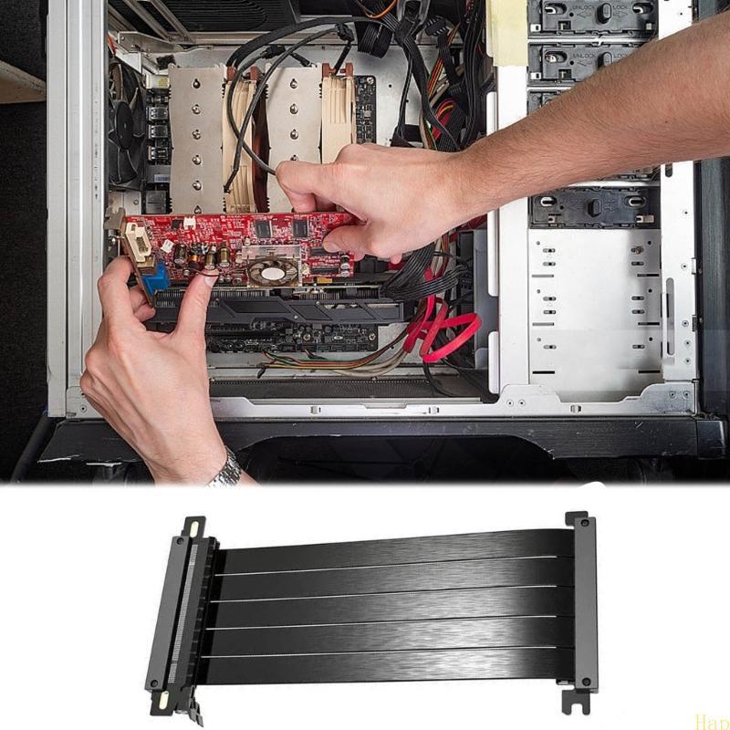 Hap PCIe4 0 x16 50cm Fast speed Risers Cable Toolless Installation ...