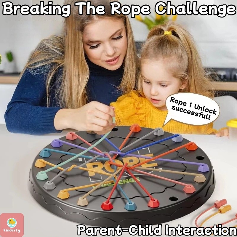 Breaking The Rope Challenge Kids Puzzle Toy Logic Training Board Game ...