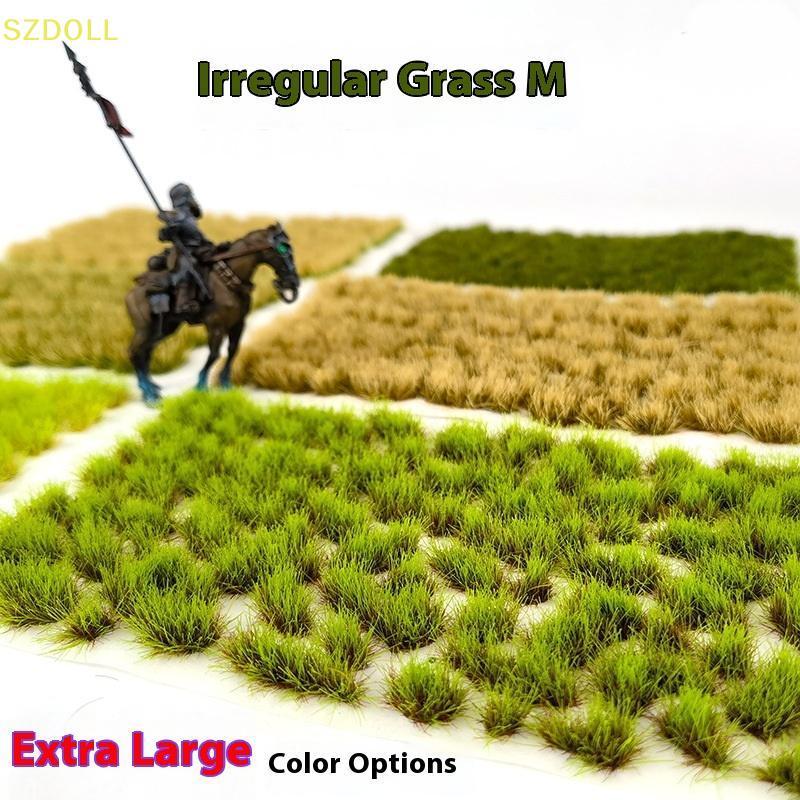 [cxSZDOLL] 1 Set Miniature Lawn Blocks Terrain Model Static Model Grass ...