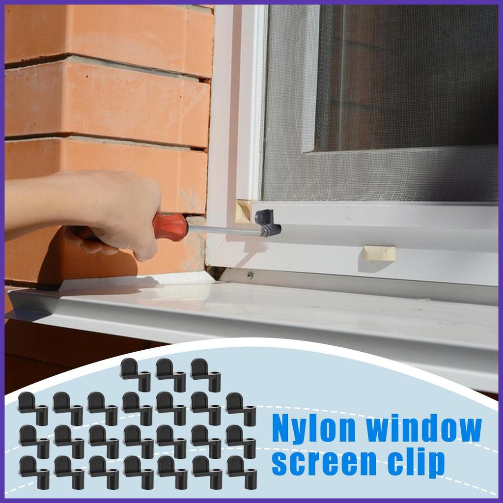 Screen Window Clips 24 pieces Window Screen Clip with Screws Tight Fit ...