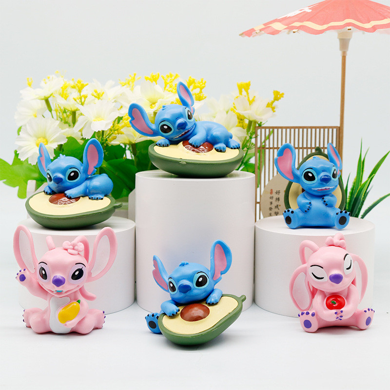 Lilo & Stitch Avocado Stitch Plush Toy Merchandise Stitch Anime Figure ...