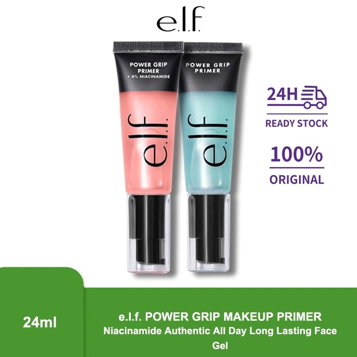 Elf Power Grip Primer + 4% Niacinamide 24ml Gel-Based Hydrating Face ...