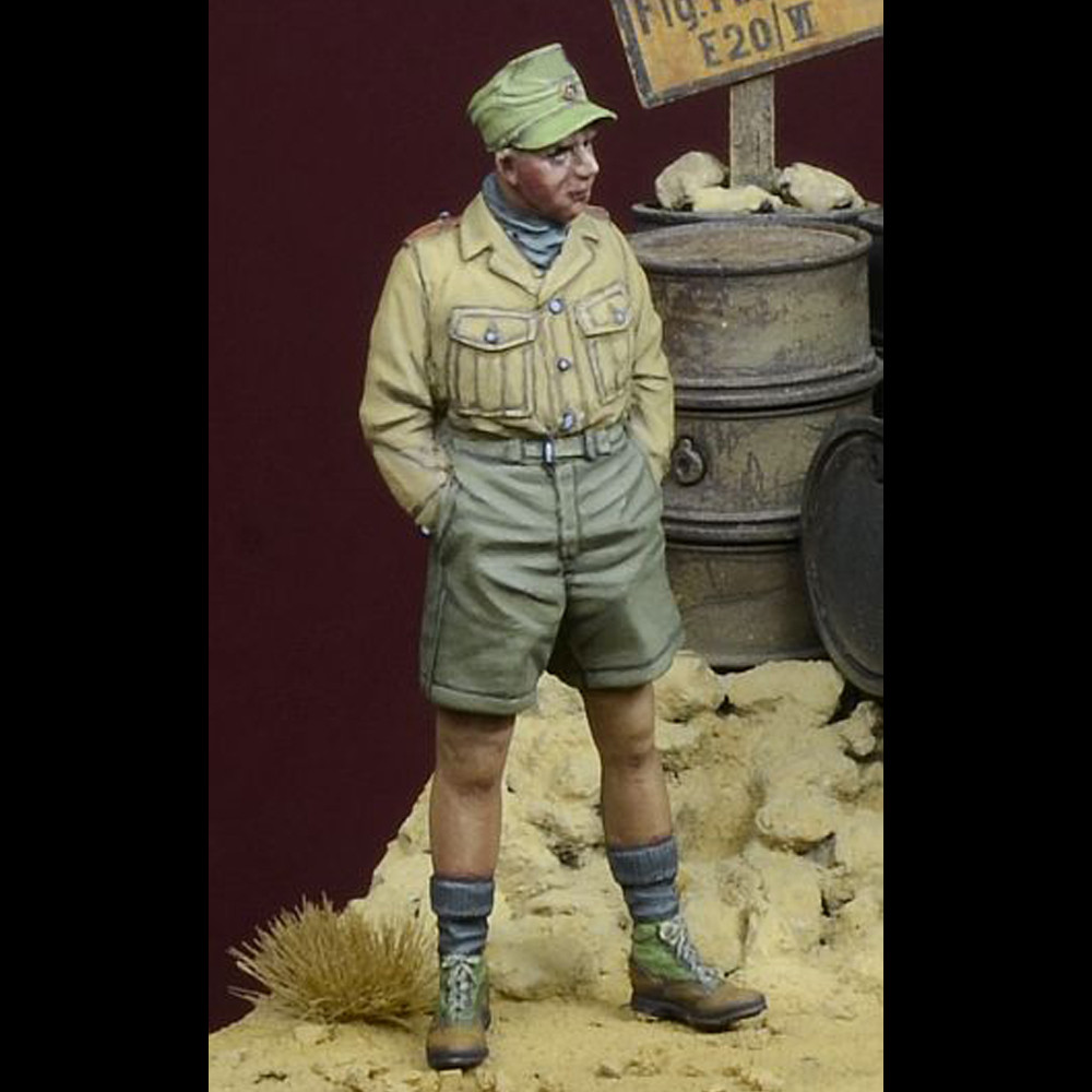 1/35 DAK Soldier, Resin Model figure soldier, WWII Military themes ...
