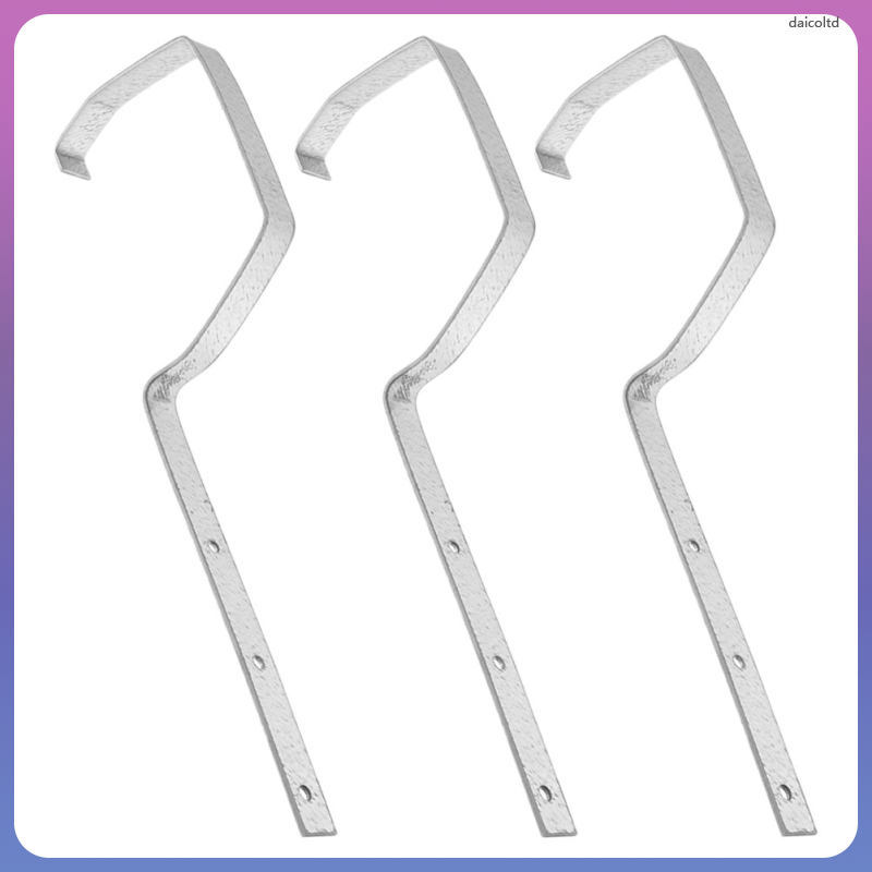 3pcs Heavy Duty Rain Gutter Brackets Weatherproof Metal Gutter Support ...