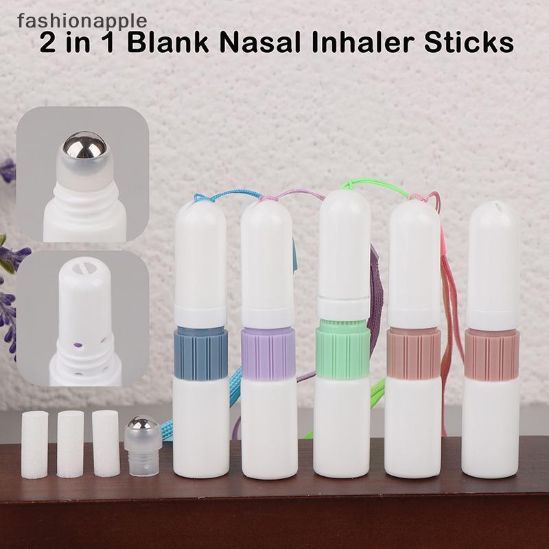 FAPH 2 In 1 nk Nasal Inhaler Sticks Bottle Aroma Diffuser Empty Nasal ...