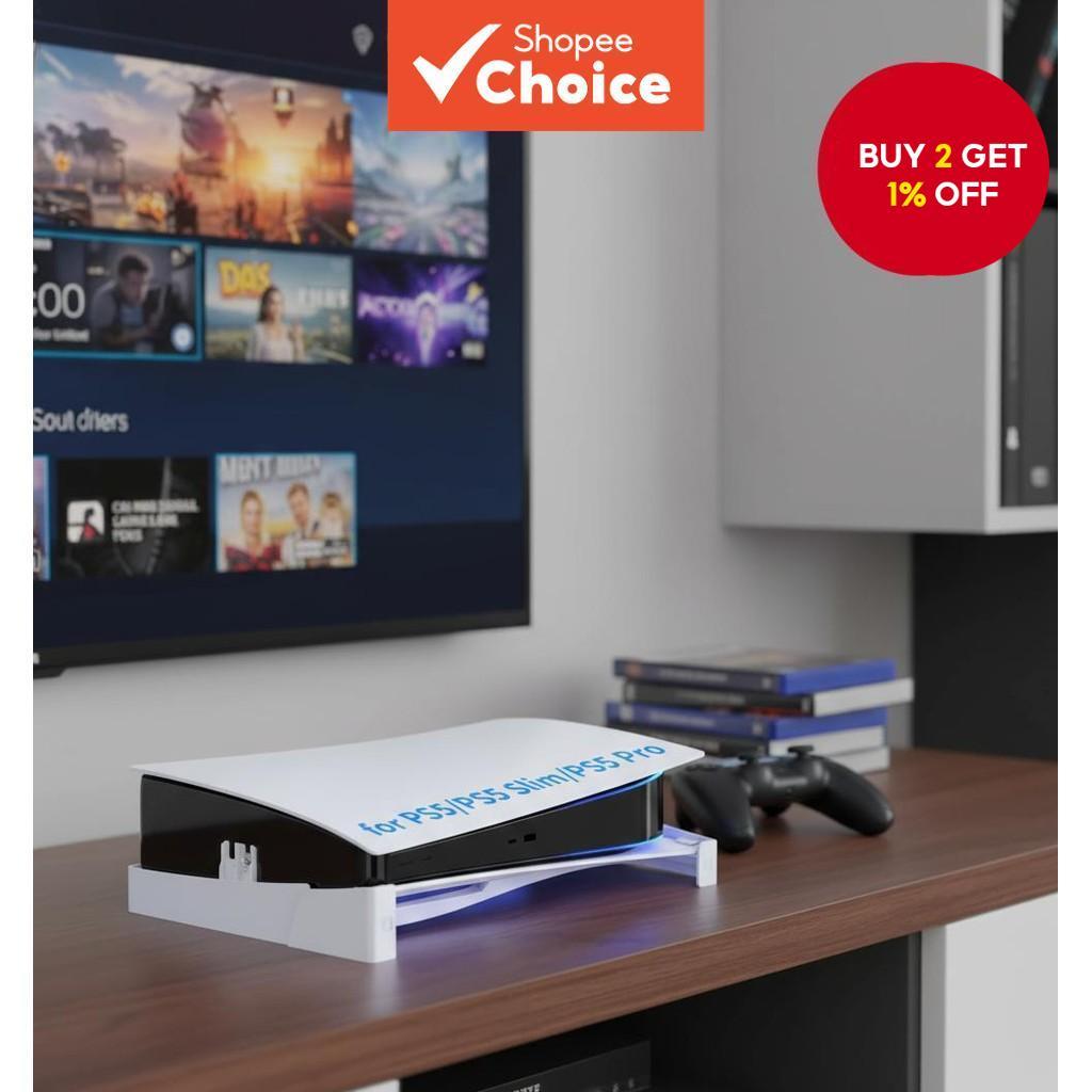 Horizontal Stand for PS5/PS5 SLIM/PS5 PRO, Playstation 5 Disc & Digital ...
