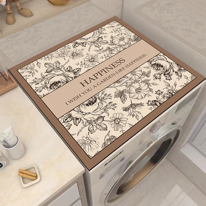 American Pastoral Style Washing Machine Anti-Slip Cover Household ...