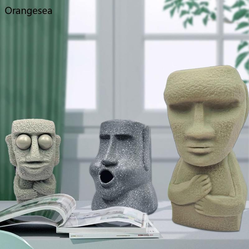 Orangesea Statue Mold Silicone Epoxy Resin Casting Mould for Home Table ...