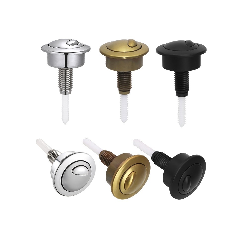 Flush Toilet Push Button Drain Valve Button Toilet Accessories Toilet ...
