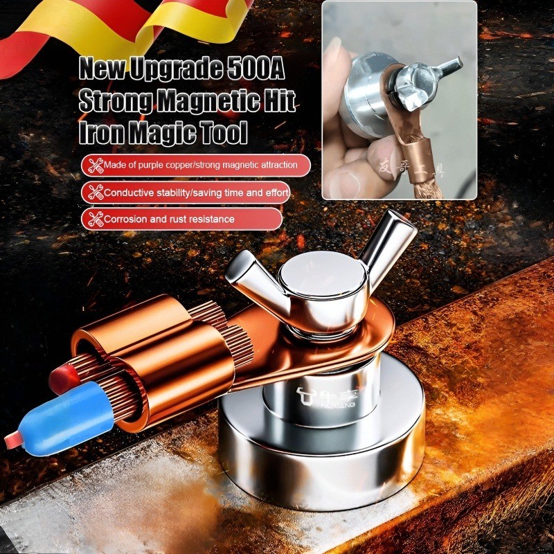 【Portable & 7N Magnetic Force】Welding Magnet Ground Clamp / Heavy-Duty ...